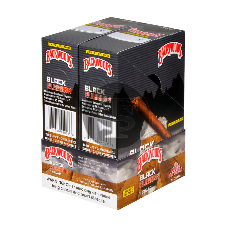 Backwoods Black Russian Cigars Pack of 24 | Buy Online – Tobacco Stock