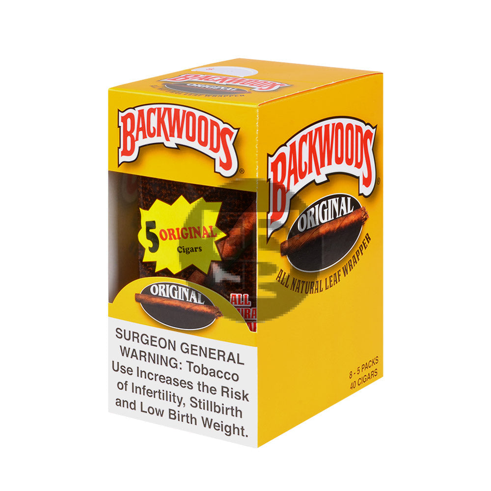 Backwoods Original Cigars | Wild & Mild | 8 Packs of 5 – Tobacco Stock