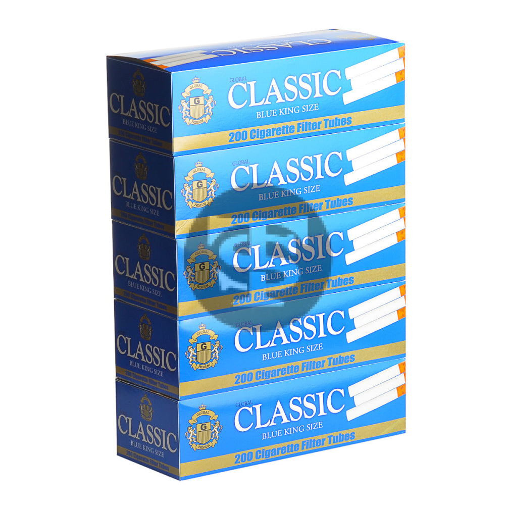 Classic Filter Tubes King Size Blue (Light) 5 Cartons of 200 – Tobacco ...