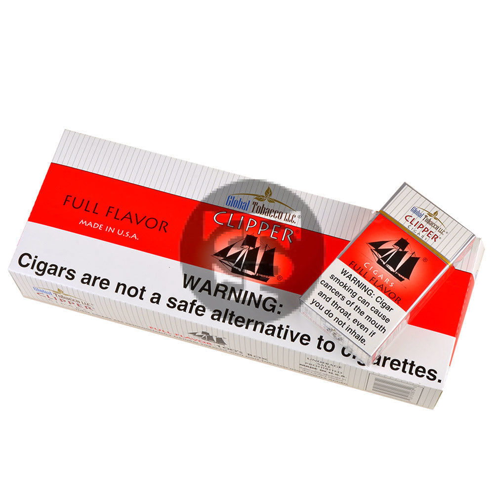 Clipper Filtered Cigars 10 Packs of 20 Full Flavor – Tobacco Stock