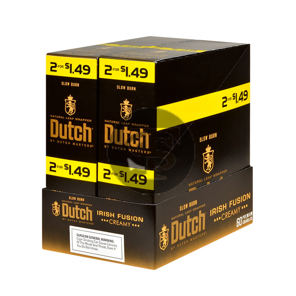 Dutch Masters Foil Fresh Irish Fusion $1.49 Cigarillos 30 Packs of 2 ...