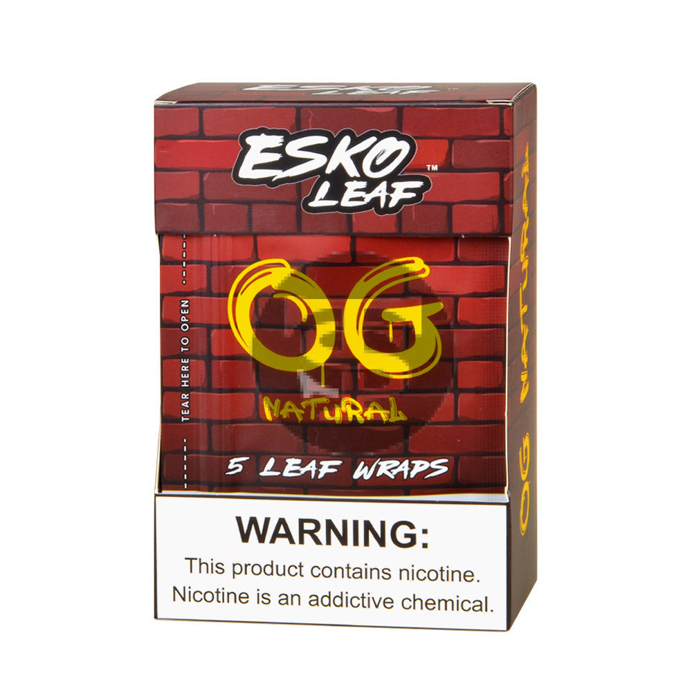 Esko Leaf Wrap | OG | 8 packs of 5 – Tobacco Stock