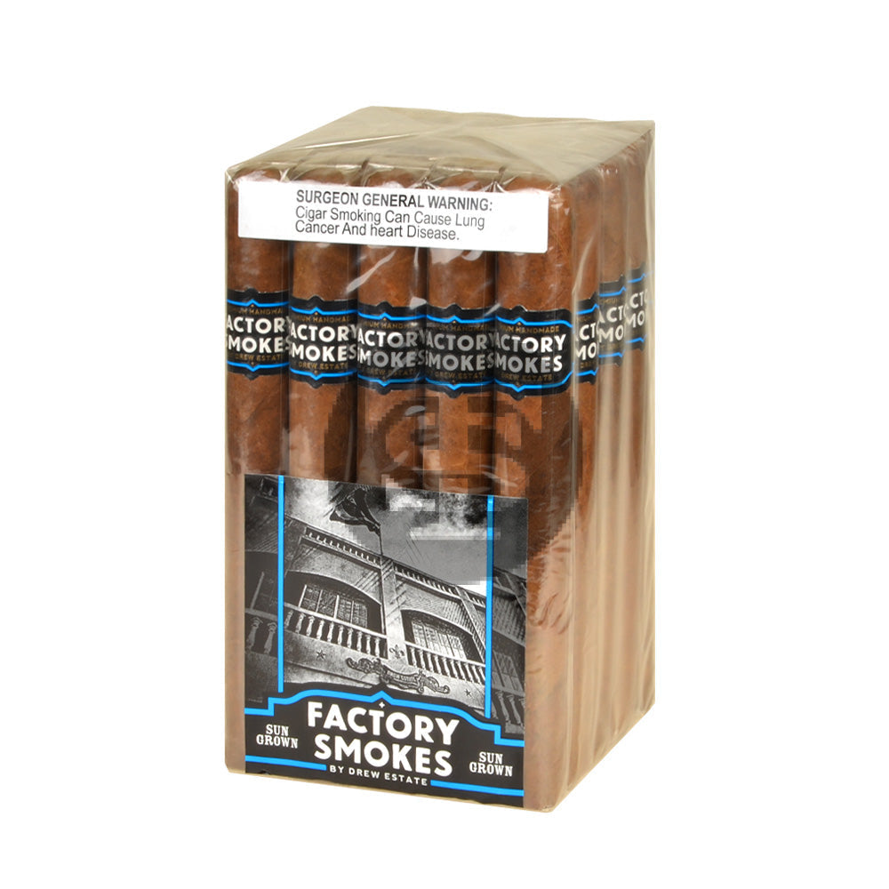 Factory Smokes Sun Grown Churchill Cigars Bundle of 25 – Tobacco Stock