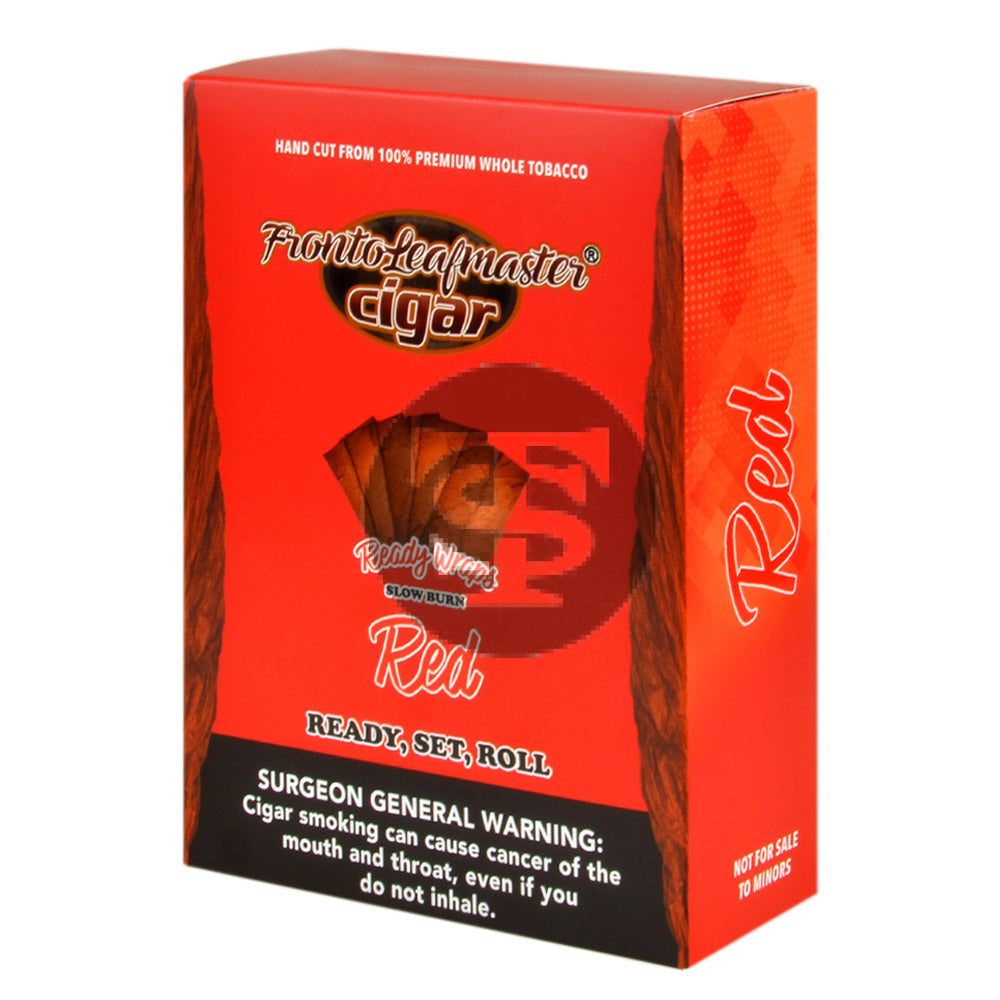 Fronto Leaf Masters Red | Whole Leaf Tobacco Wraps| 8 packs of 5 ...