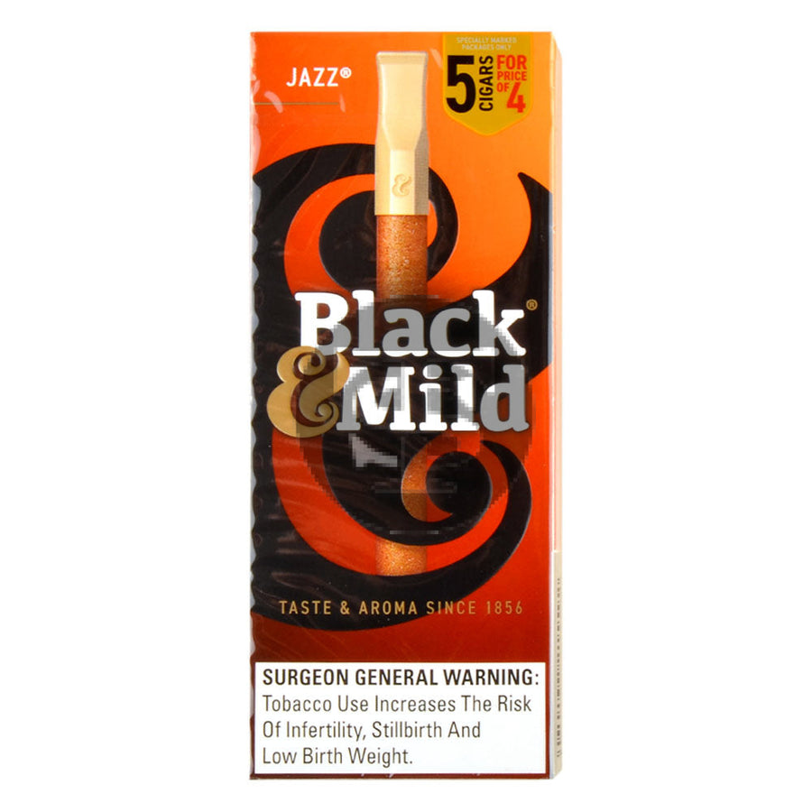 Middleton's Black & Mild Jazz Cigars 5 packs for 4 – Tobacco Stock