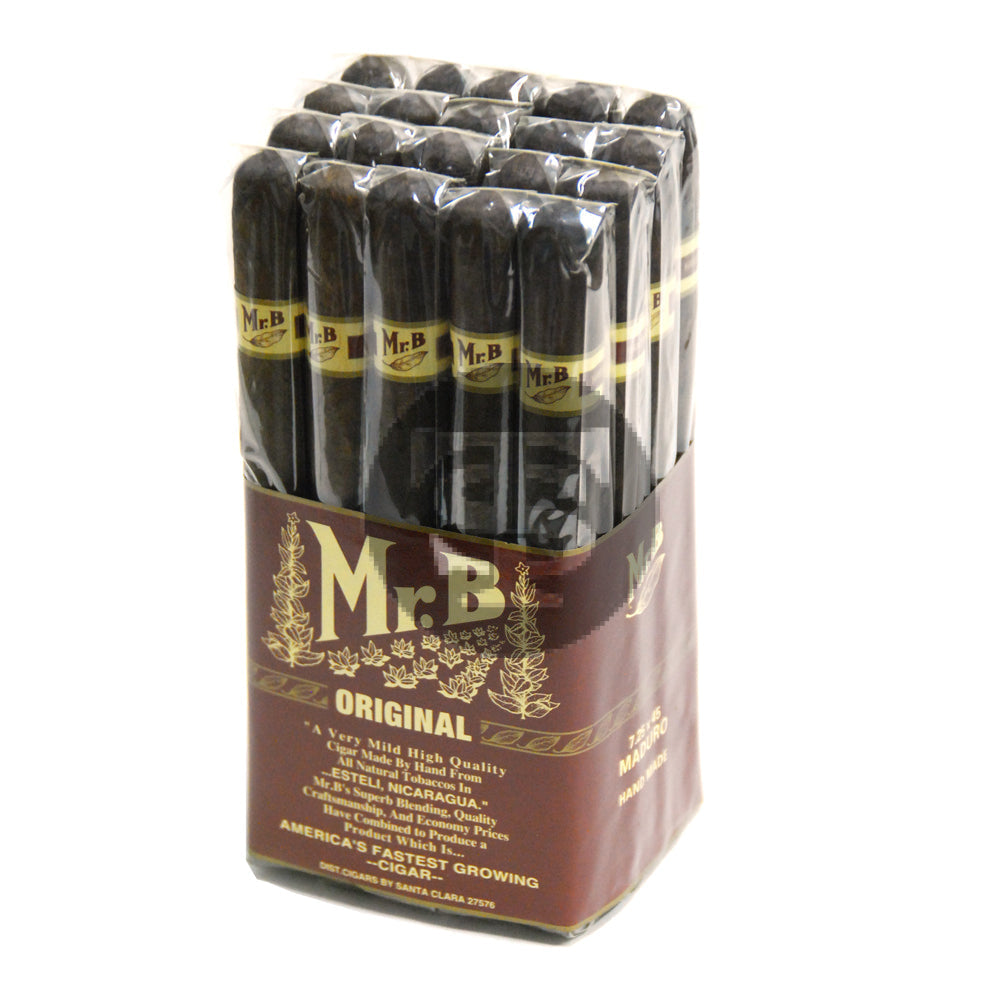 Mr. B Original Maduro Cigars Bundle of 20 – Tobacco Stock