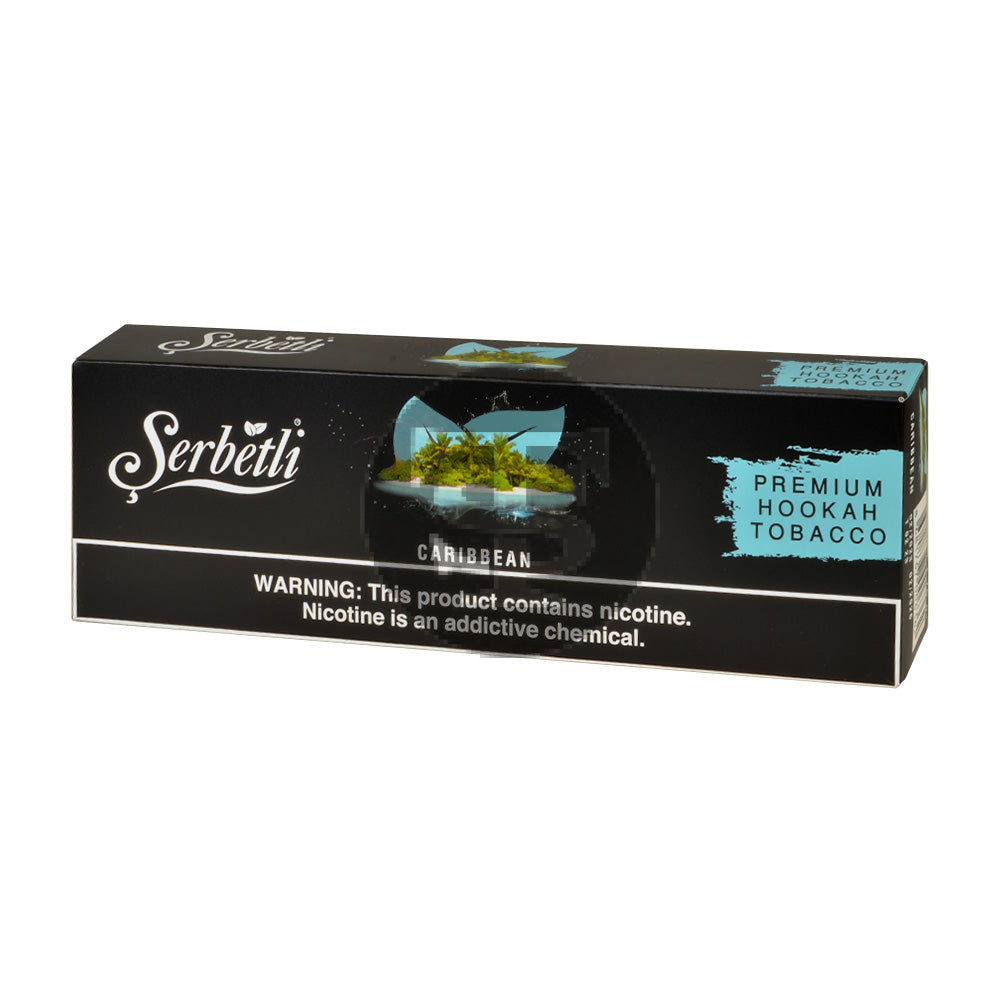 Serbetli Premium Hookah Tobacco 10 packs of 50g Caribbean – Tobacco Stock