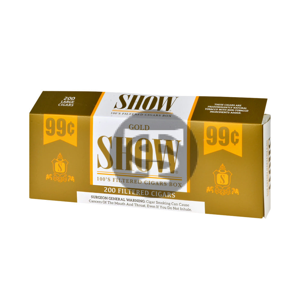 Show Gold 99c Filtered Cigars 10 Packs Of 20 – Tobacco Stock