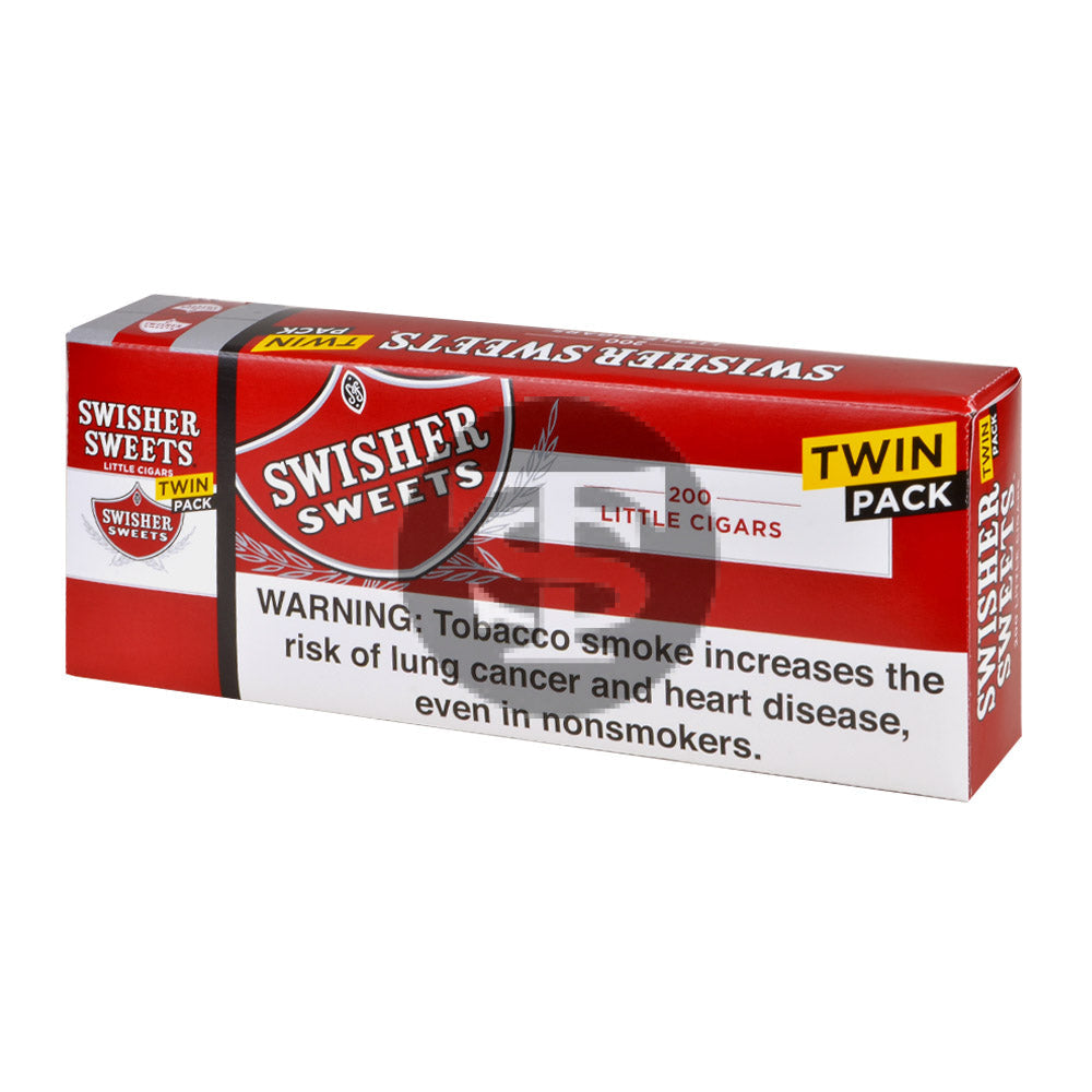 Swisher Sweets Little Cigars 100mm Twin Pack 5 Packs of 40 Regular ...