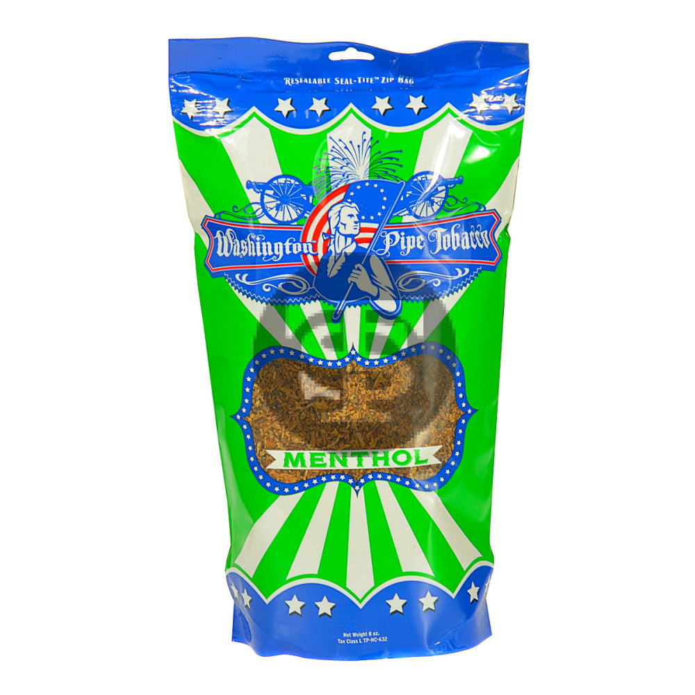 Washington Menthol Pipe Tobacco 8 oz. Bag – Tobacco Stock