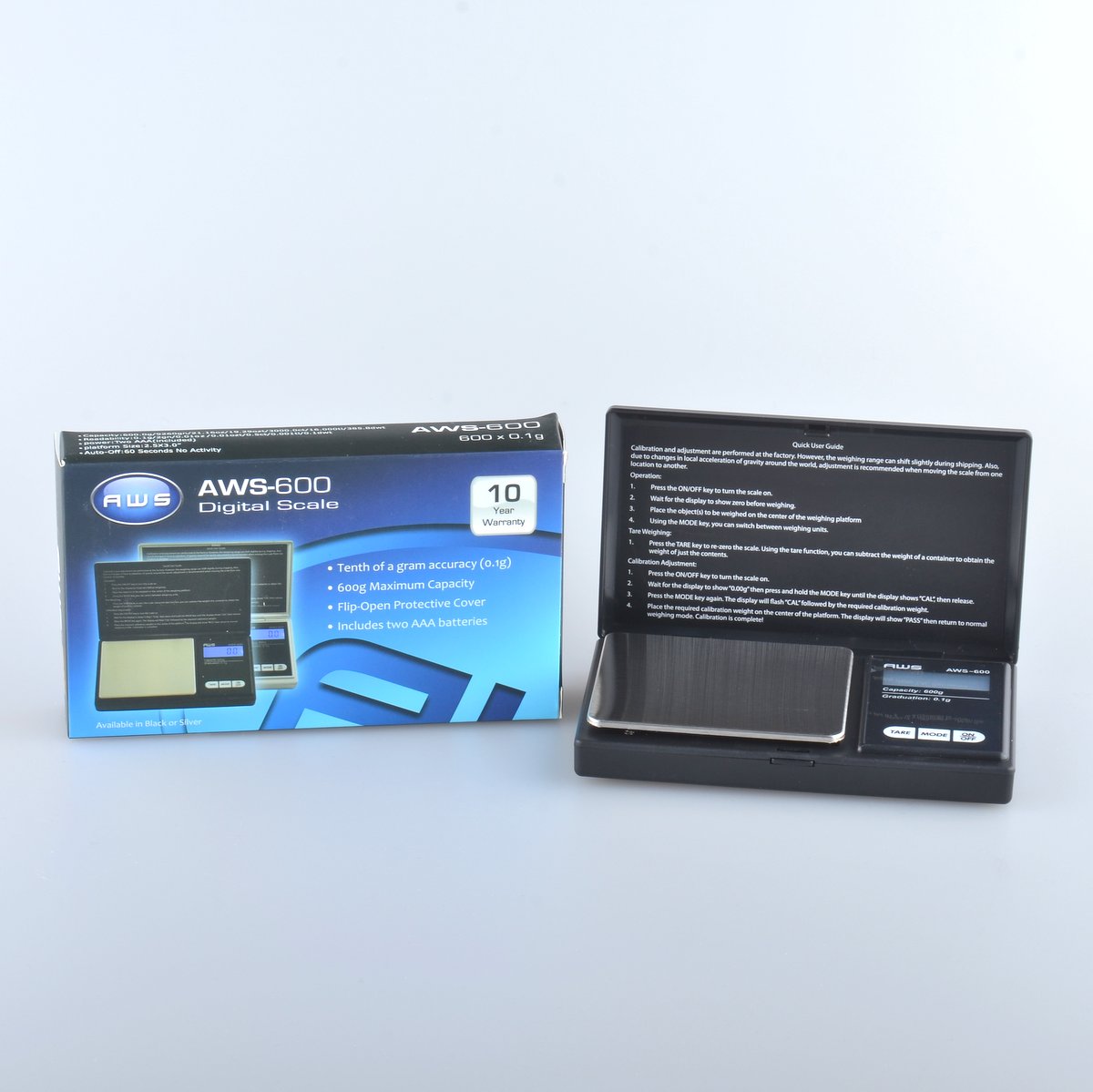 Scale AWS-600 Black 600g X 0.1g AWS-600 – Tobacco Stock